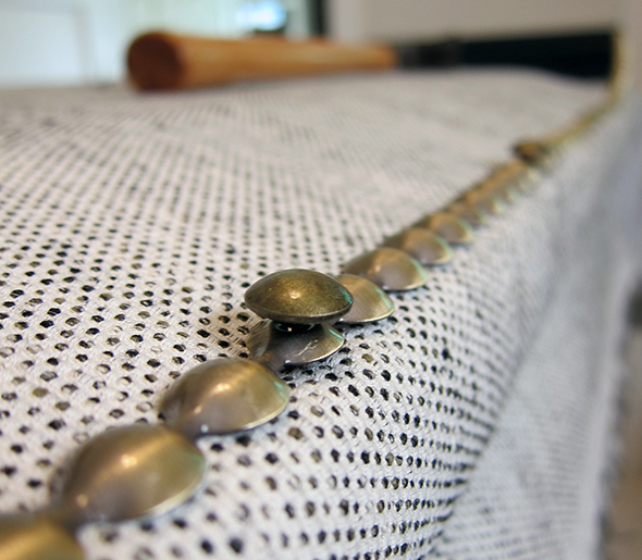 Upholstered Nailhead Trim Headboard – Project Palermo