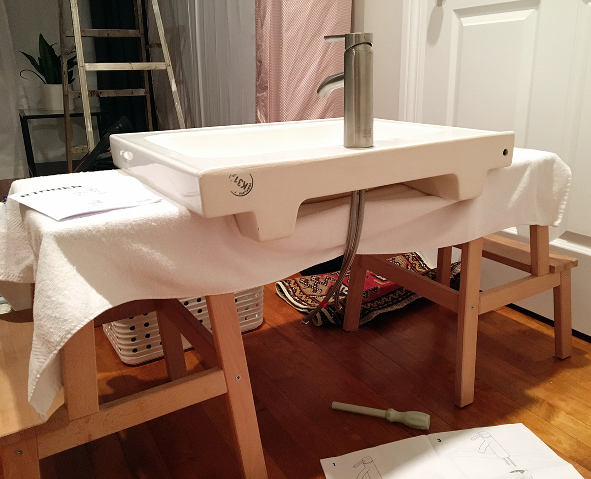 How I Installed an IKEA Bathroom Vanity – Project Palermo