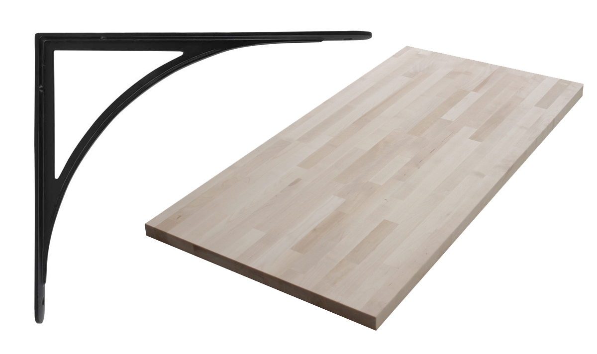 Kitchen Progress: Butcher Block Shelf – Project Palermo