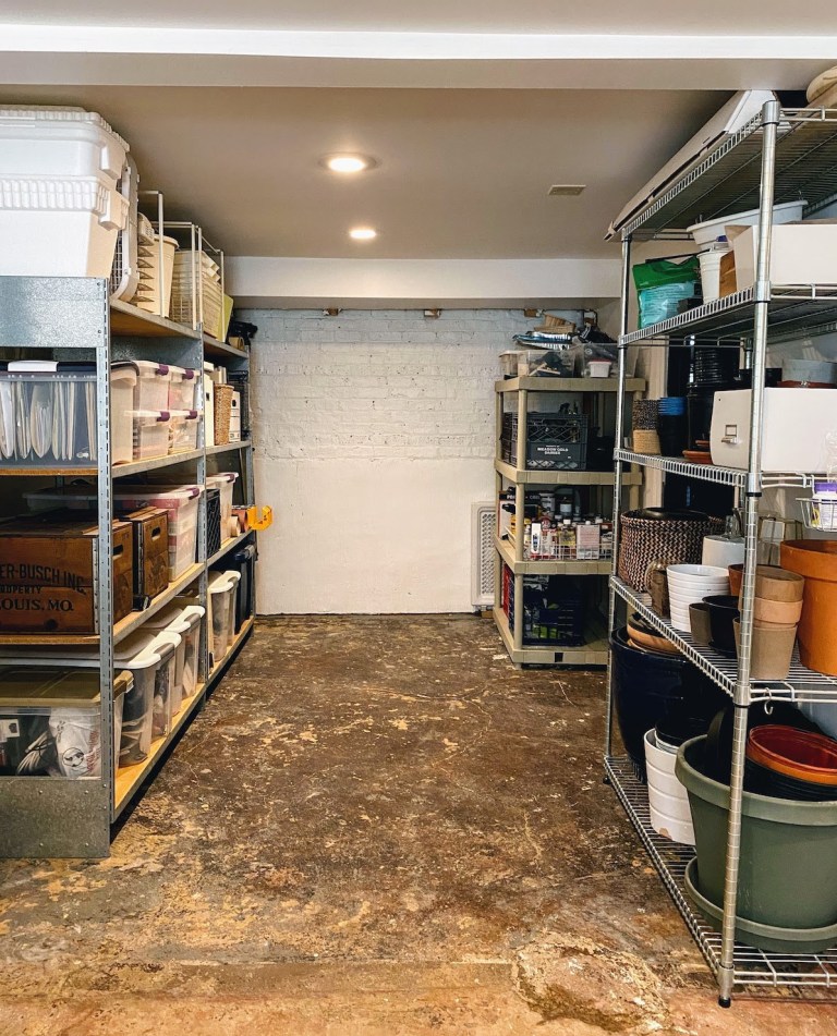 Our Clean, Organized, and Practical Unfinished Basement – Project Palermo