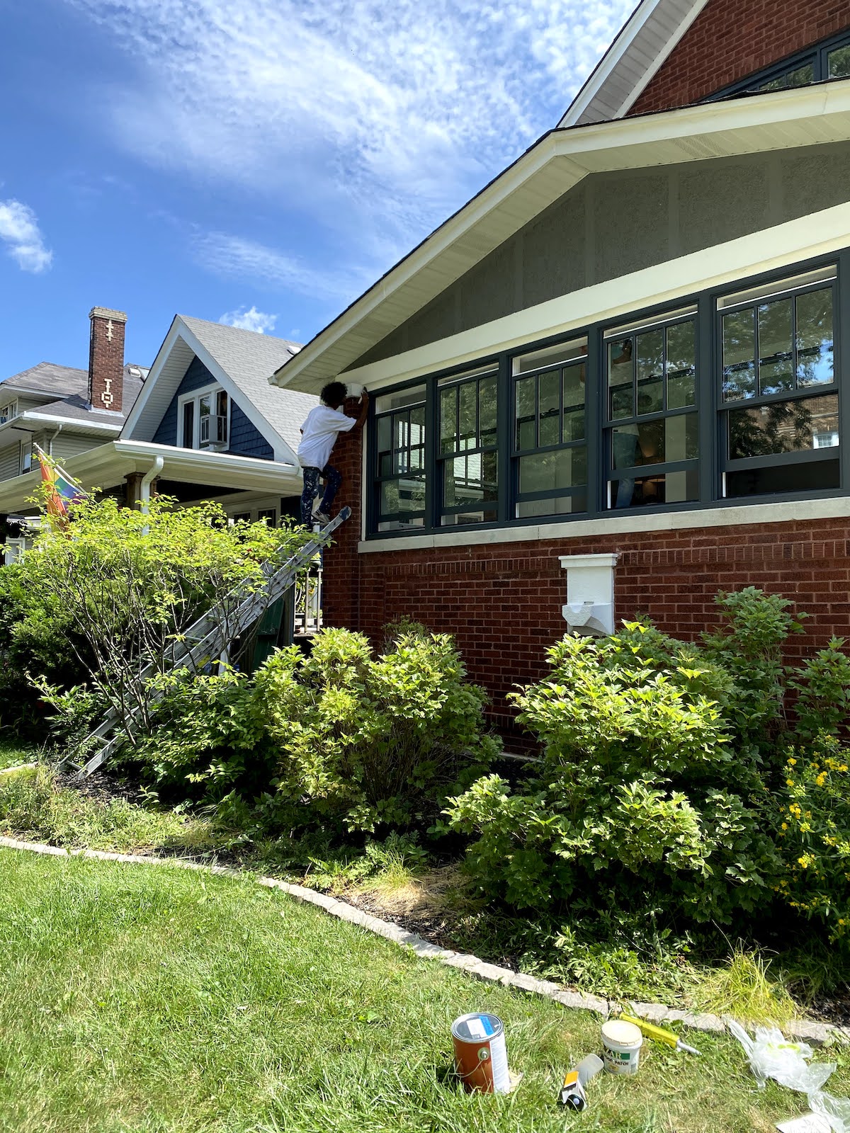 Sunroom Renovation – Floor Installation and Painting – Project Palermo